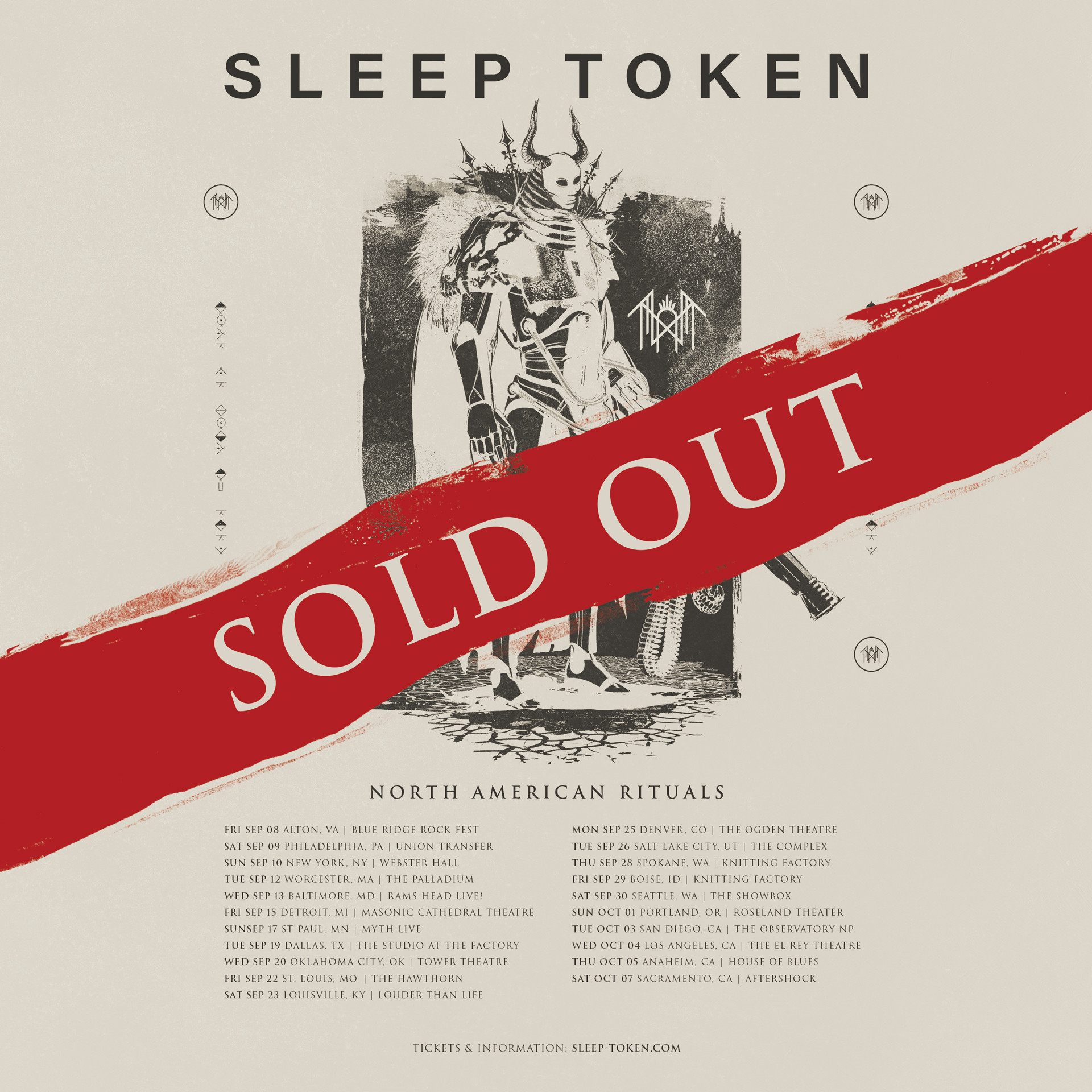 Sleep Token – Granite – LAND SHARK PROMOTION STUDIO